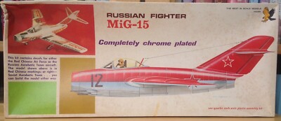 Hawk 1:48 MiG-15 Russian Fighter Vintage Model Airplane Kit 218-200 ...