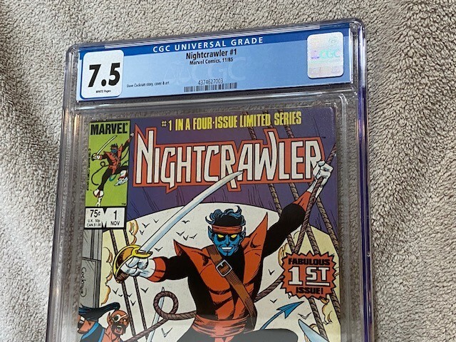 Nightcrawler #1 CGC Graded 7.5 1985 Marvel Comics Key 1st issue 1985 | eBay