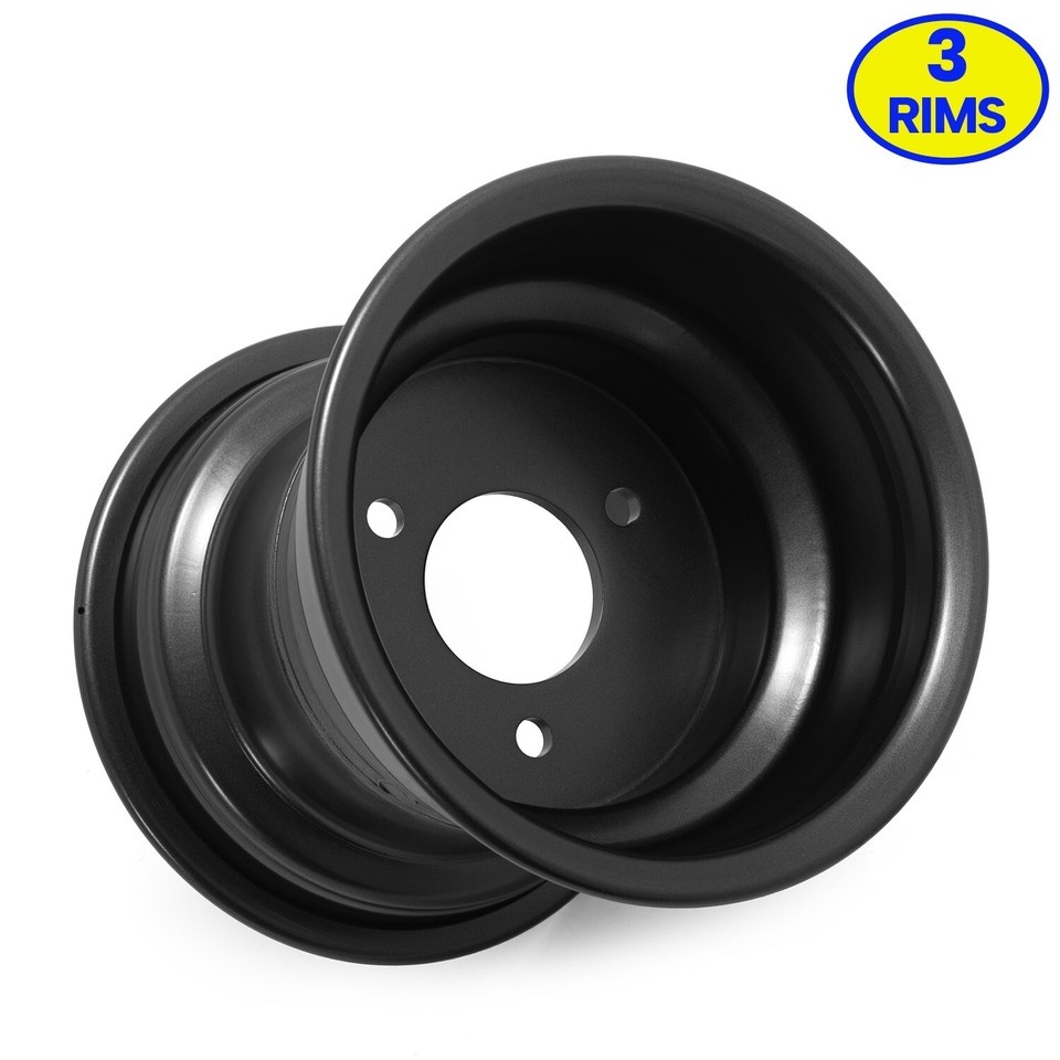 8" Set of 3 8x8 3x100 4+4 ATV Wheels Rims for Honda ATC 110 250R 185S ...
