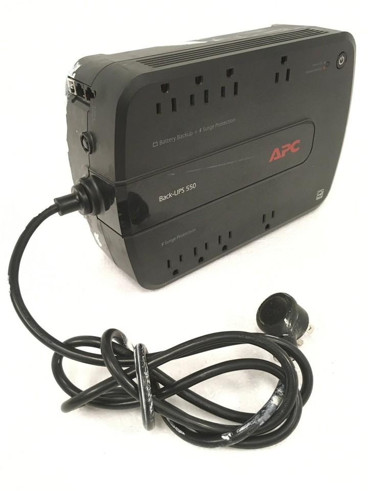 APC Back-Ups 550 BE550G 8-Outlet Uninterruptible Power Supply 330W FREE ...