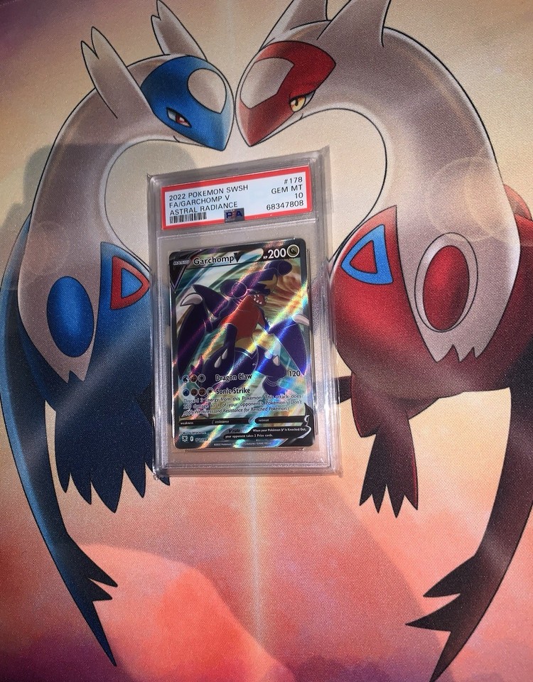 Pokémon SWSH Astral Radiance Garchomp V Full Art 178/189 PSA 10 | eBay