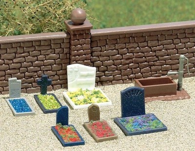Grave Stones - OO/HO scenery Busch 7662 | eBay