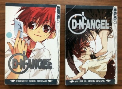 D.N.Angel Manga Lot of 2: Volumes 9 + 11 Ex-Library **Some Damage, READ ...