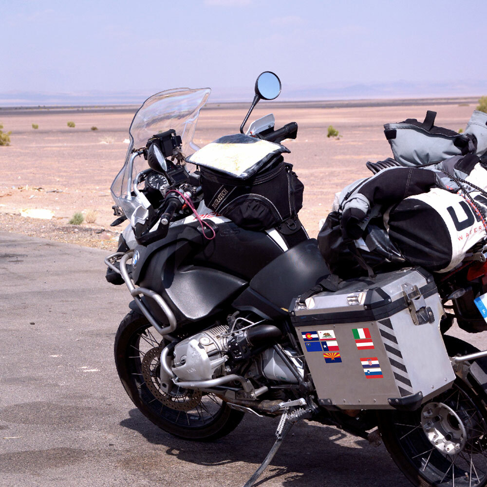 Stickers Flags Flag Ride Tour America 3 for Trunks Motorcycle | eBay