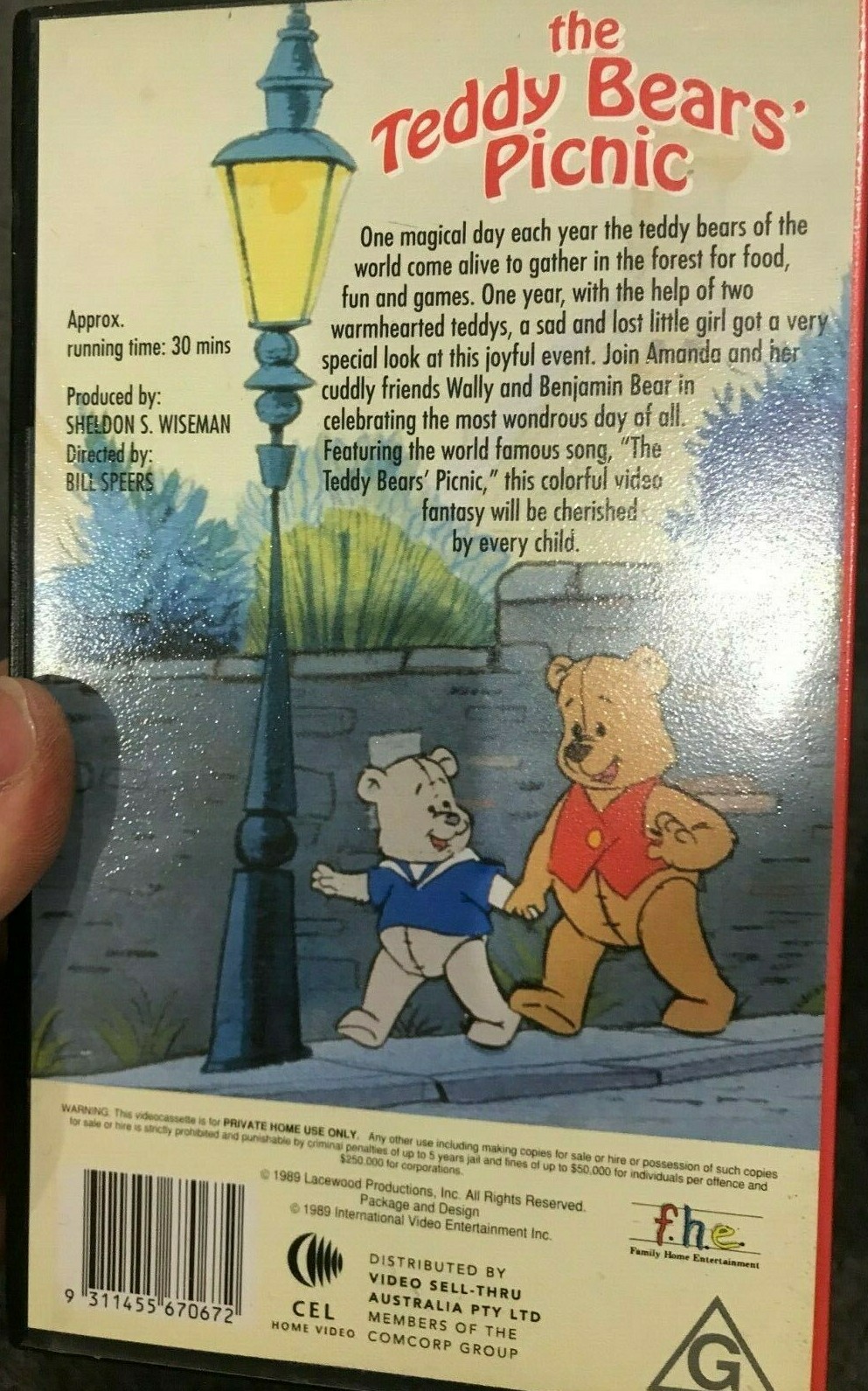 The Teddy Bears' Picnic VHS VIDEO TAPE (kids / animated / cartoon) | eBay