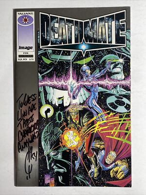 DEATHMATE EPILOGUE Image Comics Valiant Comic Book - 1994 - SIGNED Joe ...