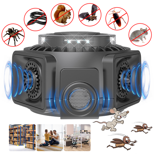 For Ultrasonic Mouse Repellent Squirrel Repeller Rodent Detector Rat ...