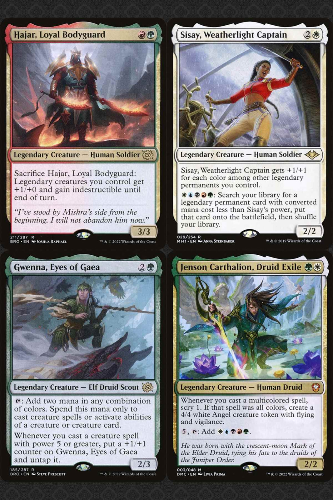 Jared Carthalion Commander Deck Magic MTG Ready-to-Play 5 Color ...