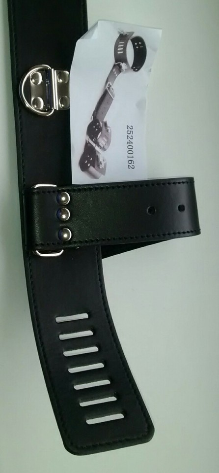 Faux Leather Locking Neck Bondage Collar Hand Restraint Wrist Cuffs | eBay