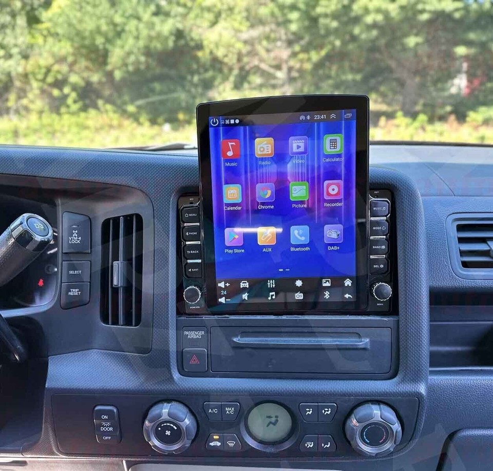 For 2006-2019 Honda Ridgeline Android Apple CarPlay Car Radio GPS ...