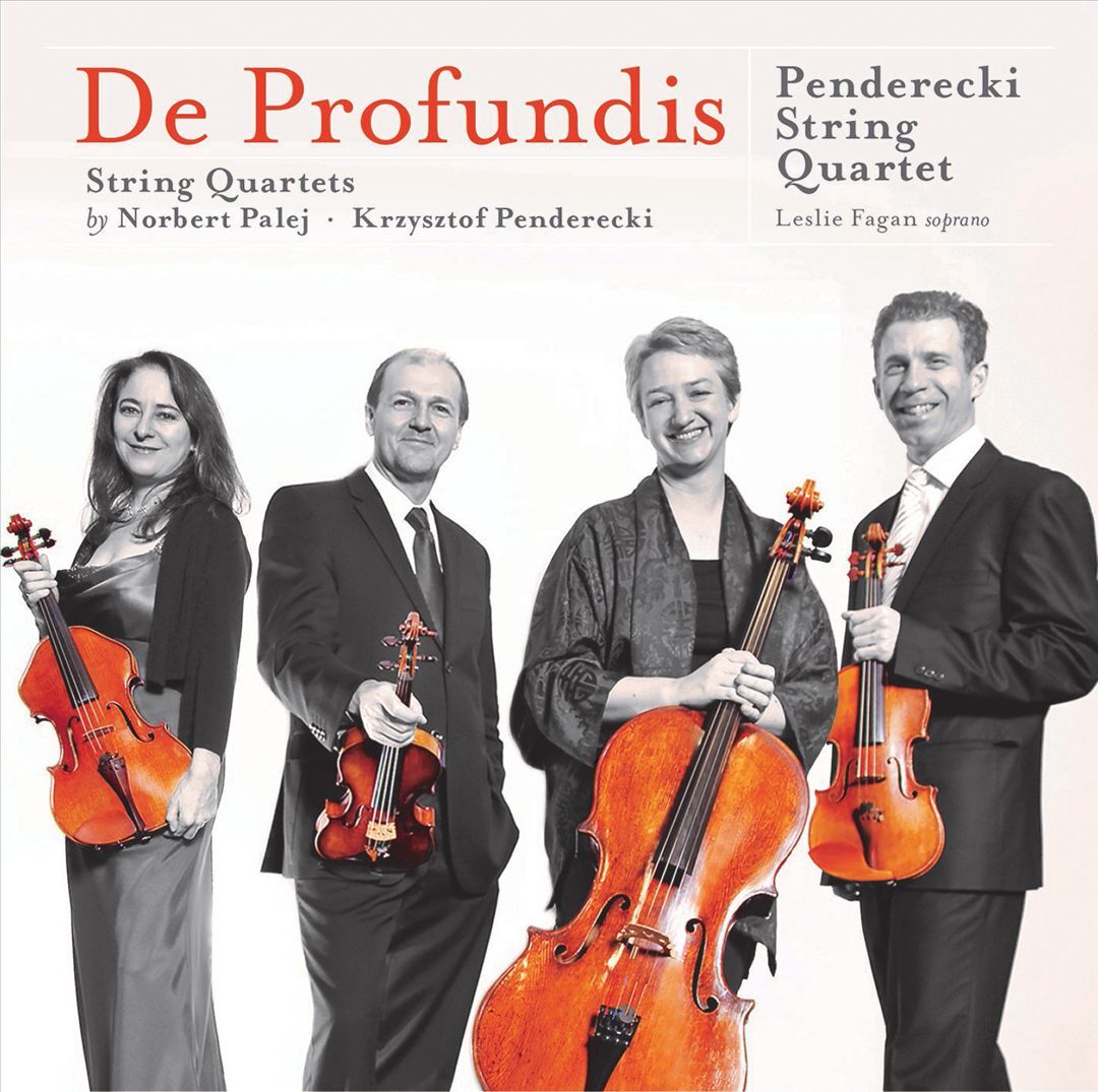 PENDERECKI STRING QUARTET DE PROFUNDIS: STRING QUARTETS BY NORMAN PALEJ, KRZYSZT 774718147325| eBay