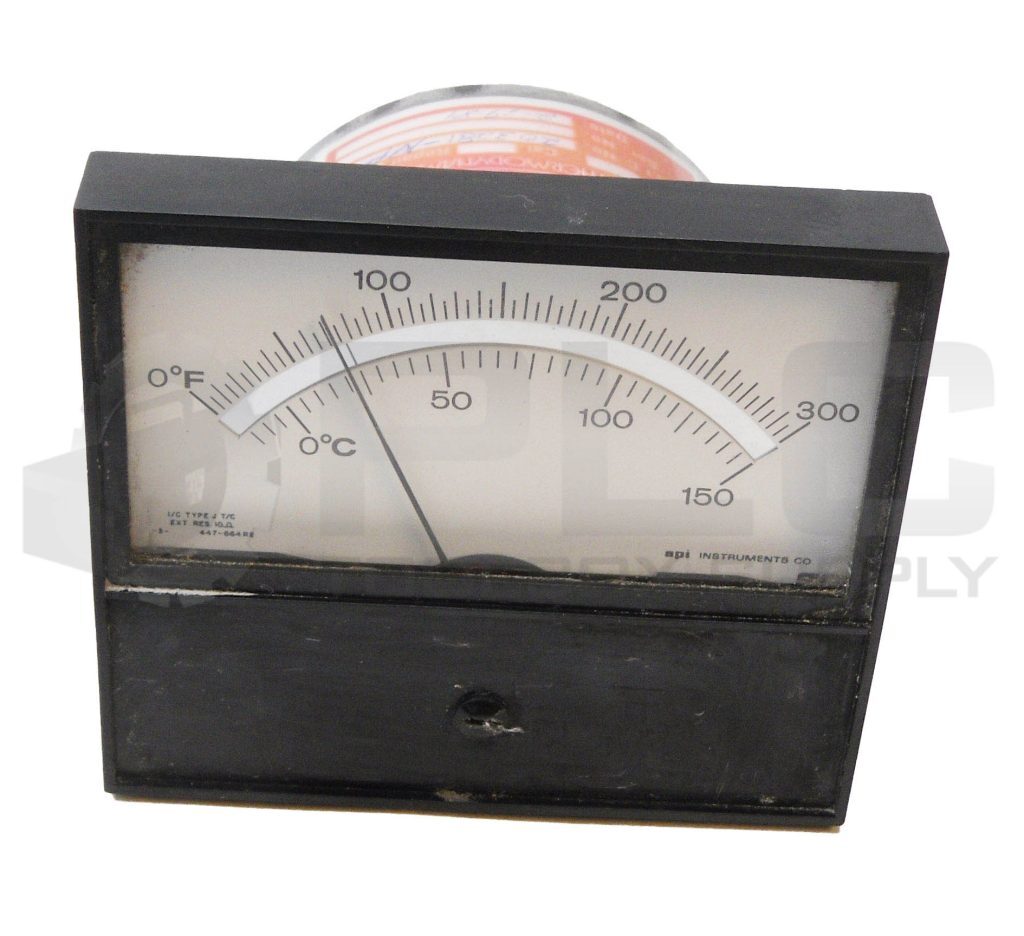 API INSTRUMENTS 447-864R2 TEMPERATURE GAUGE 0-300DEG F | eBay