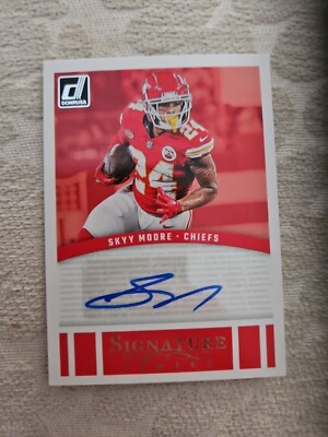 2024 Panini Donruss SSE-SMO Skyy Moore Signature Series Auto Kansas ...