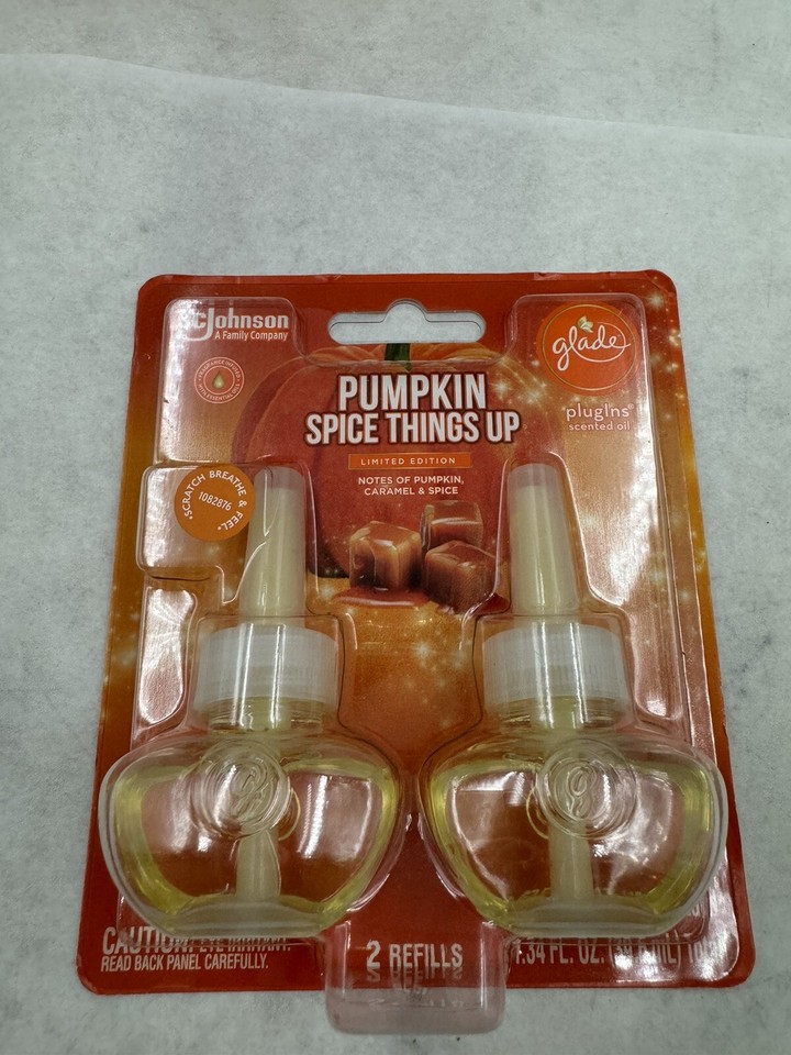 Glade PlugIns Pumpkin Spice Things Up Refills Lot of 6 Limited Edition ...