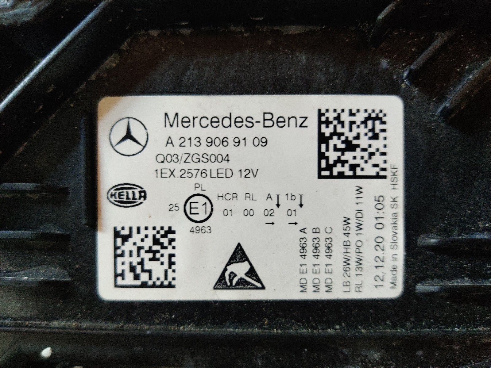 LED Frontscheinwerfer für Mercedes E Klasse 2022 W213 (A2139069109 ...