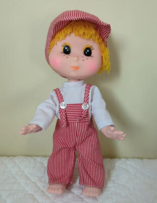 VTG Doll 1981 Eugene Freckle Face Yellow Hair Made in Hong Kong Gumdrop ...
