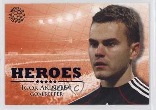 2010 Futera World Football Online Heroes Igor Akinfeev #HER53 0cp0 ...