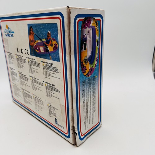 New Vintage Intex Wet Set Inflatable Club 100 Boat 58320 62x40” 1998 | eBay