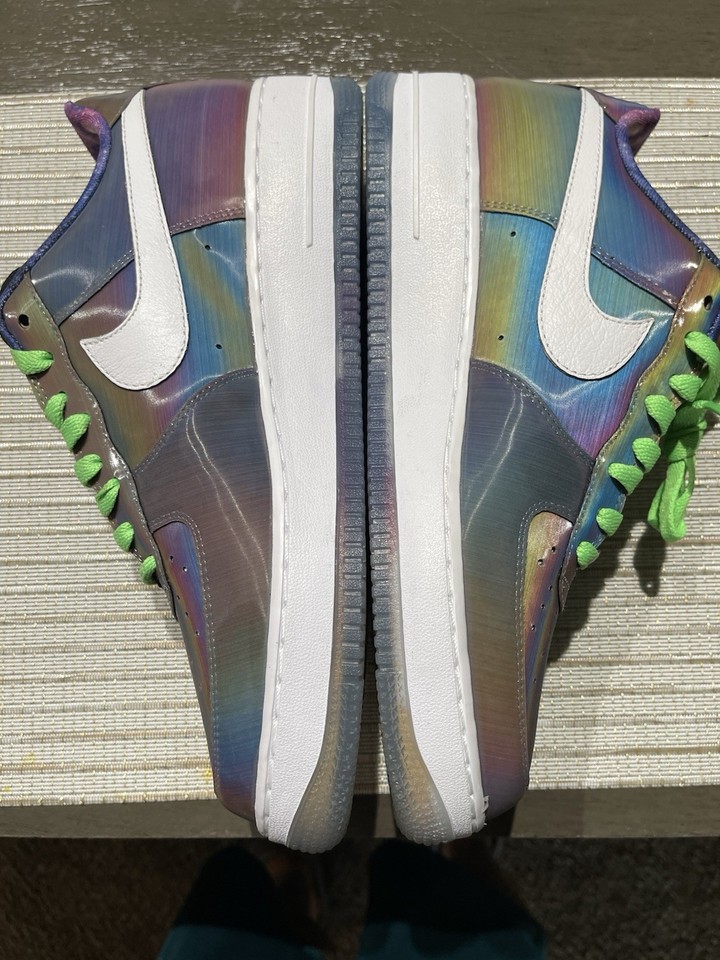 Nike Air Force 1 “Nike By You” Iridescent 2016 Sz 9.5 Brand New | eBay