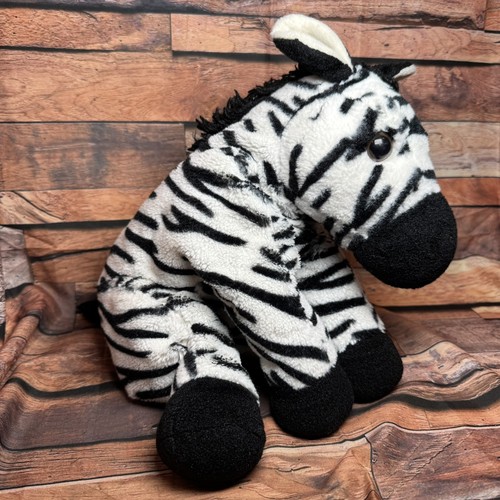 Wild Republic Zebra Plush Stuffed Animal 12" Bean Weighted Africa ...