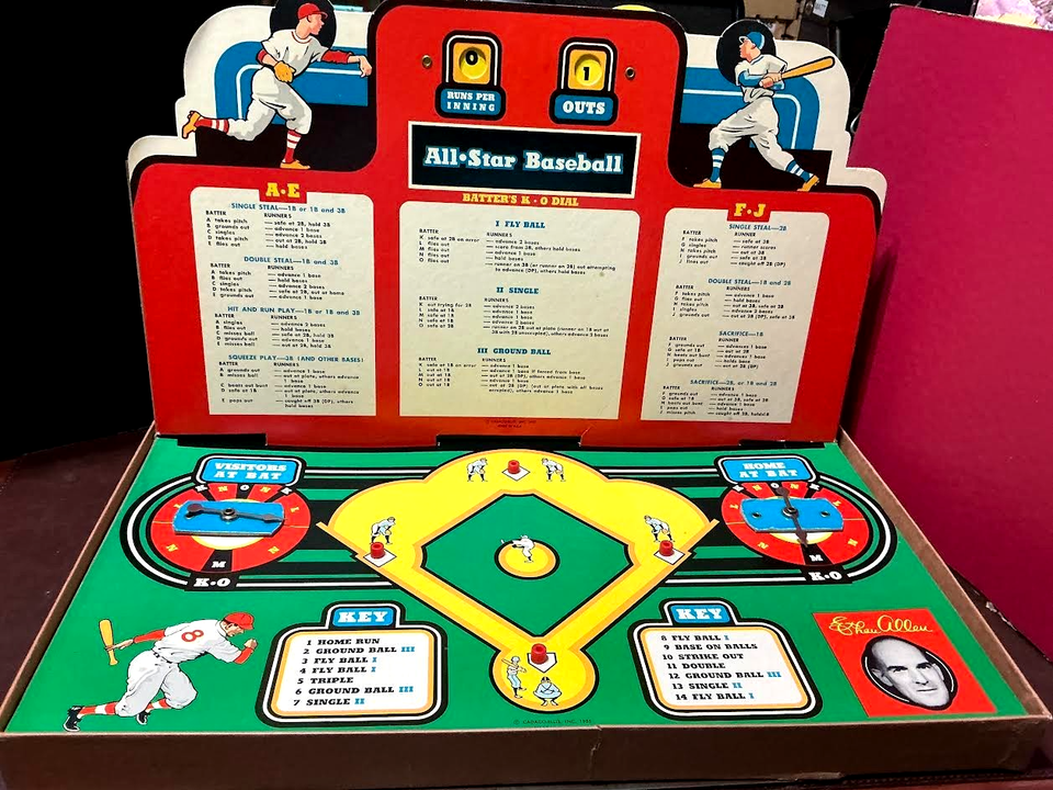 GAME SET 1958 #1 Cadaco All-Star Baseball (160 Discs: From 1962 & 2024) G Cond | eBay