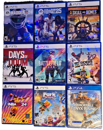 Lot of 9 PS5 Games Brand New! Sony Playstation 5 - free shipping | eBay