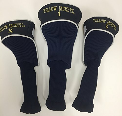 NCAA Georgia Tech Yellow Jackets 3pc Golf Contour Head Covers - Navy | eBay