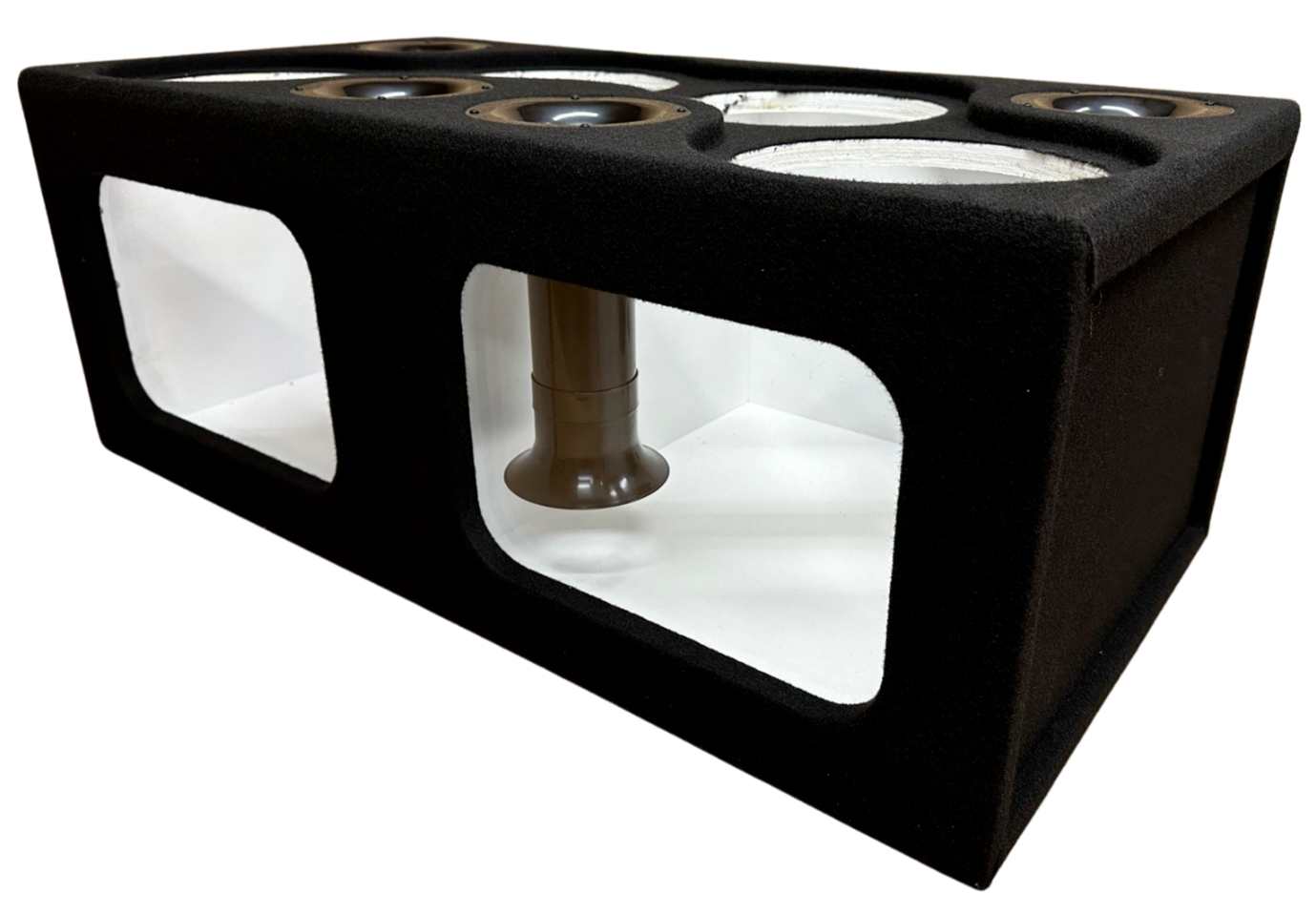 Custom Ported Sub Box Enclosure for 4 10" Subs ~ ACRYLIC PLEXIGLASS ...