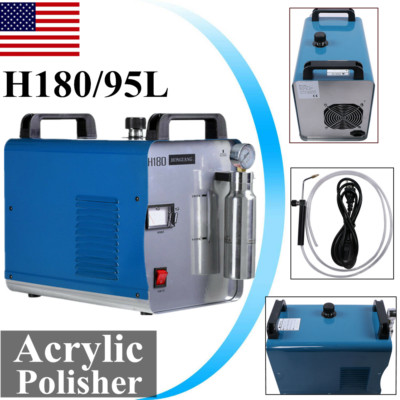 75L/95L Oxygen Hydrogen HHO Gas Flame Generator Acrylic Polisher w ...
