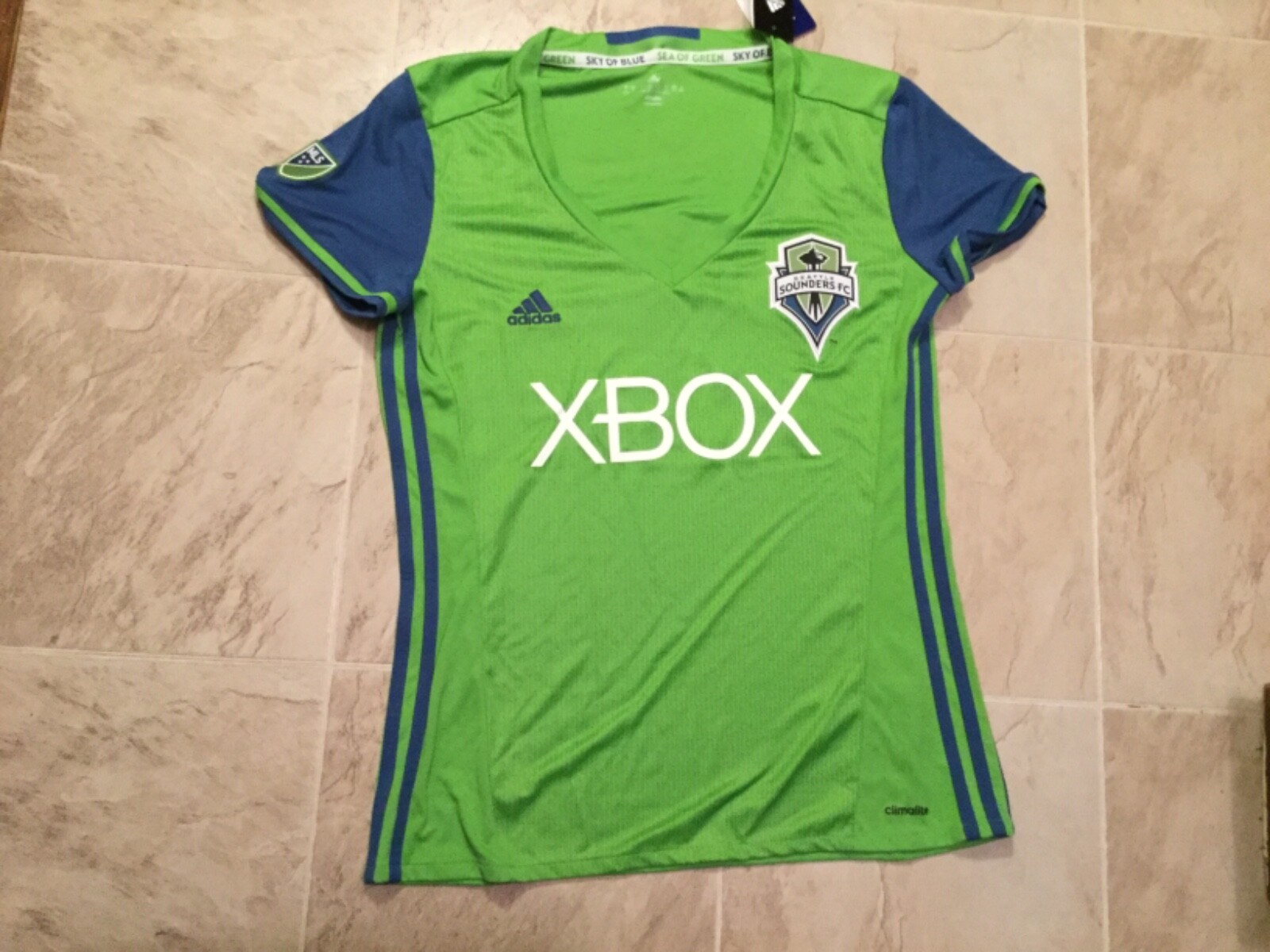 Nwt Adidas Seattle Sounders Fc Martins Xbox Womens Soccer Mls Jersey ...