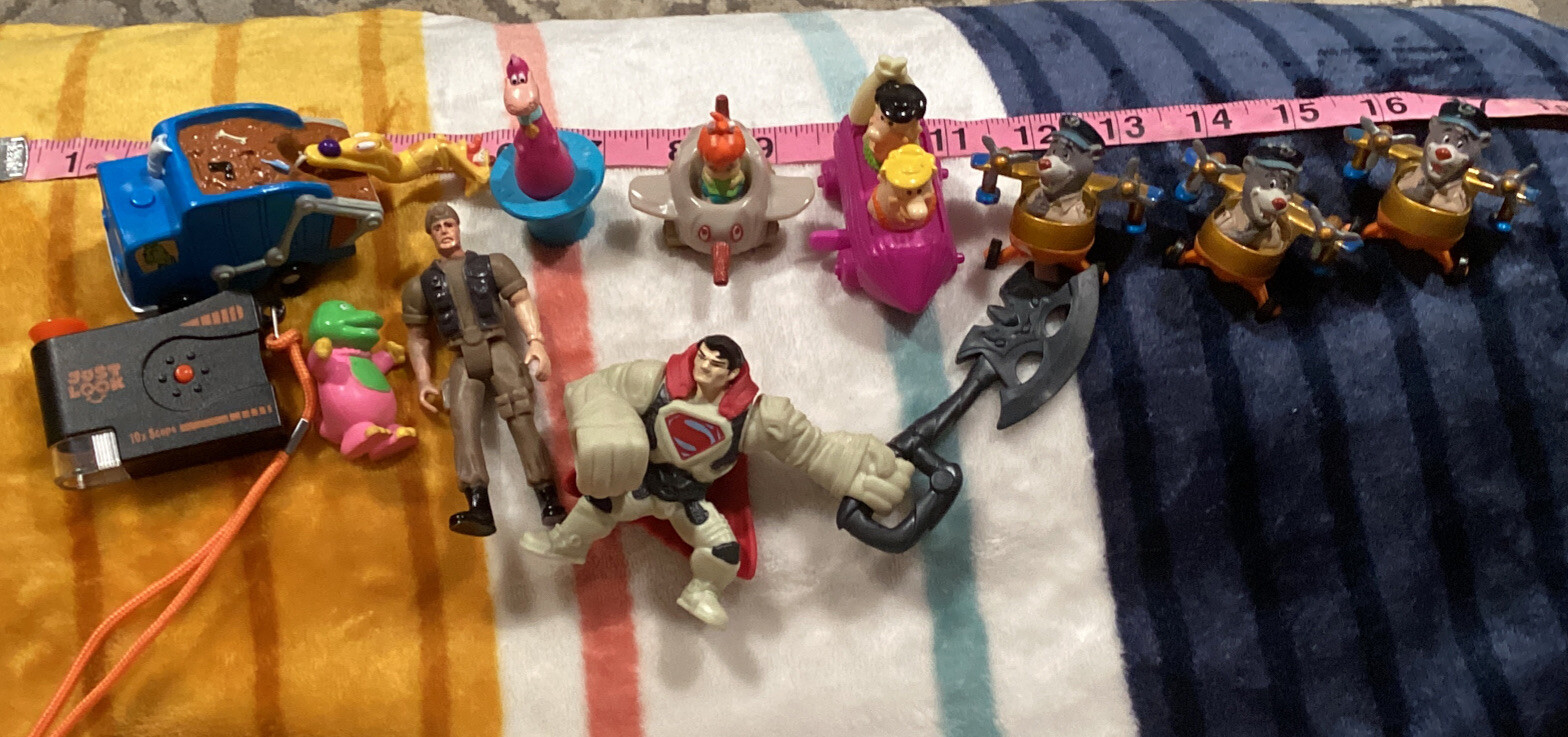 Vintage Small Toy Figurines Happy Meal Burger King Collectable 11 ...