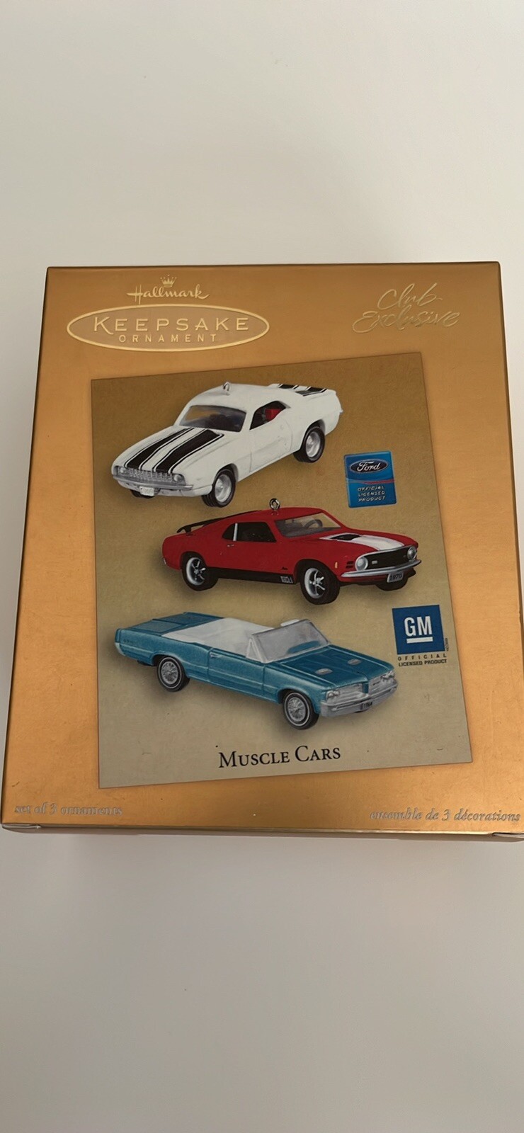 Hallmark Club Exclusive Keepsake Ornaments; Muscle Cars (set Of 3) | eBay