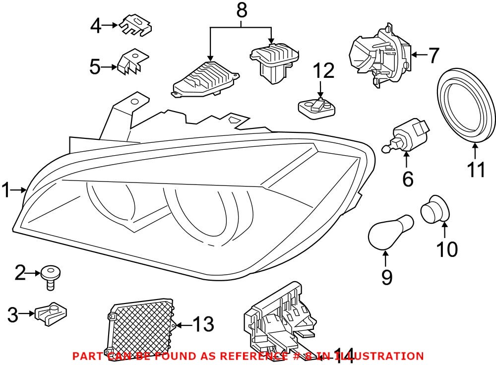 Genuine OEM Led Module Daytime Running Light for BMW 63117428792 | eBay