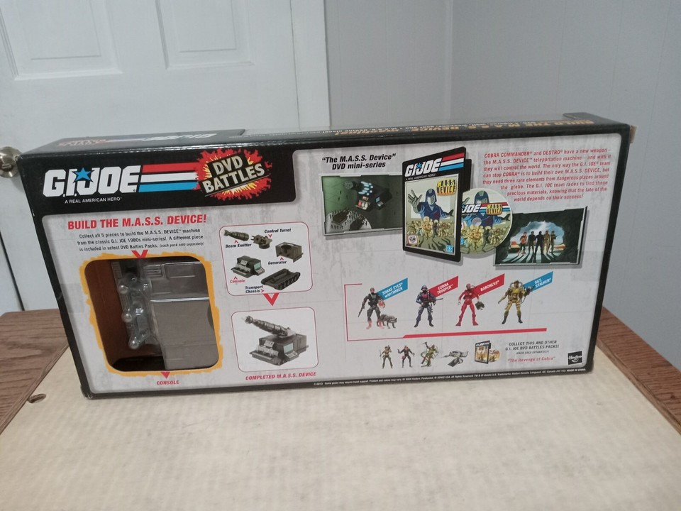 2008 G.I Joe dvd battles The M.A.S.S. Device pack with dvd | eBay