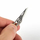Titanium Mini Keychain Folding Knife Letter Opener Tool Outdoor EDC ...