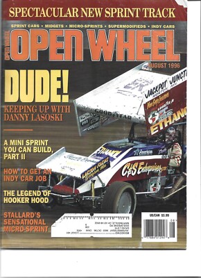 1996 Open Wheel Magazine AUG. Issue Good condition 90 pgs. DANNY ...