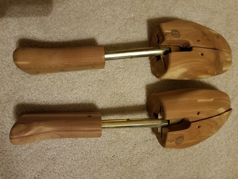 1 Pair Jarman Men's Cedar Wood Dress Shoe Tree. Pre-owned. Size Large ...