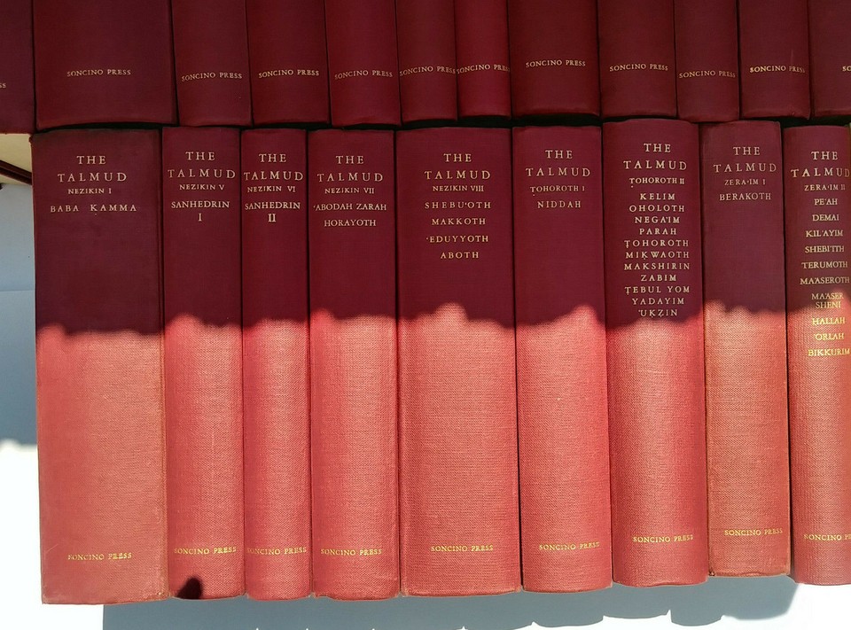 Soncino Talmud English Translation 35 Volume Set Complete Hardcover ...