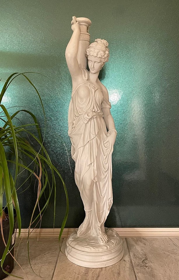 Large Elegant Dione Greek Water Goddess Statue for Garden Bathroom Pool ...