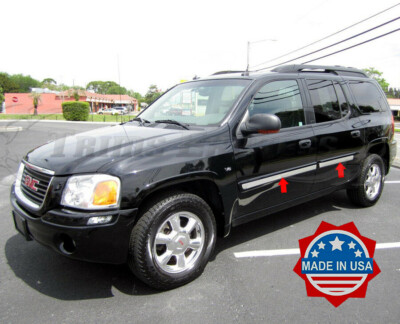 2002-2009 GMC Envoy Body Side Molding Trim Insert Flat Accent 4Pc ...