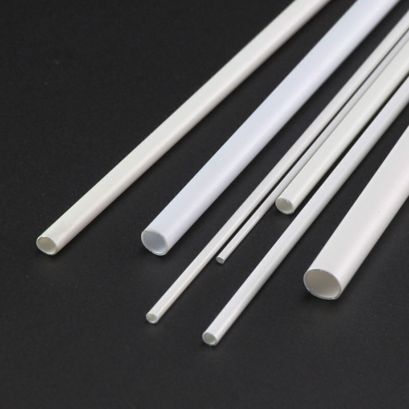 White ABS Round Hollow Tube 2mm-8mm Styrene Plastic Pipe DIY Model ...