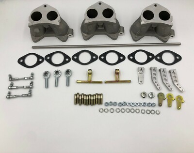 MGC MGC GT TRIPLE WEBER DCOE MANIFOLD AND LINKAGE SET 99001.087 NEW | eBay