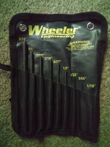 Wheeler Engineering 9pcs Roll Pin Punch Set | eBay