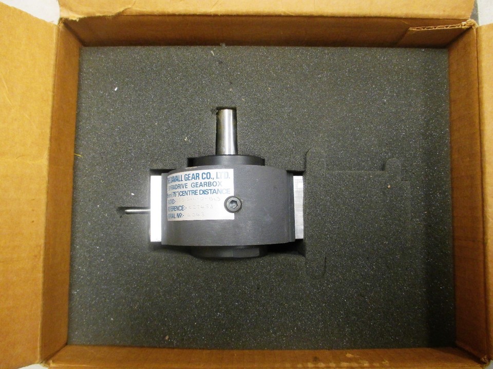 Davall Gear Spiroid Gearbox Ratio:25-5-5-L-O-BL3 Ref: C27483 Serial ...