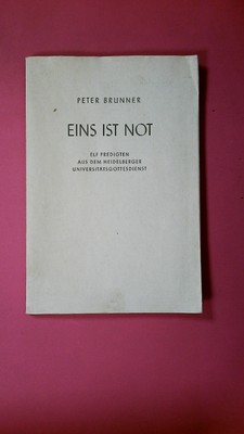 259309 Peter Brunner EINS IST NOT | eBay