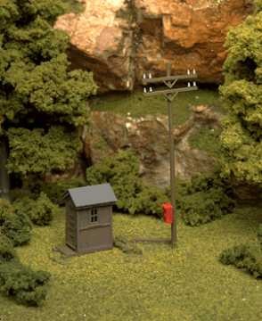 Atlas 705 HO Scale Telephone Shanty & Pole | eBay