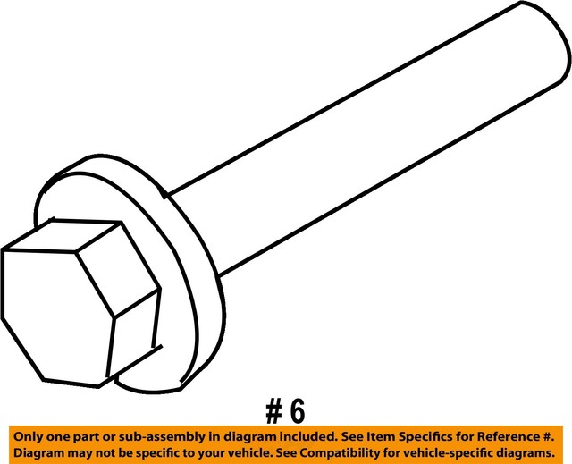 Ford OEM Suspension Strut Bolt W712104S900 Image 16 for sale online | eBay