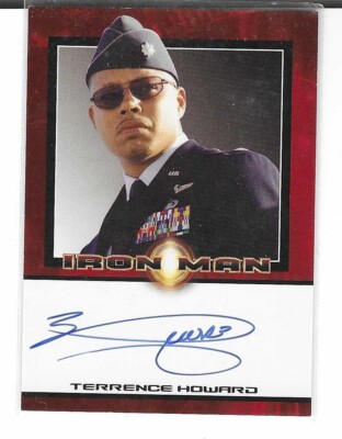 2008 rittenhouse iron man terrence howard autograph | eBay