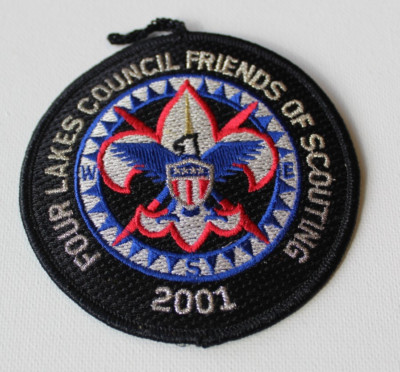 Four Lakes Council Madison Wisconsin, 2001 FOS Council Patch CP | eBay