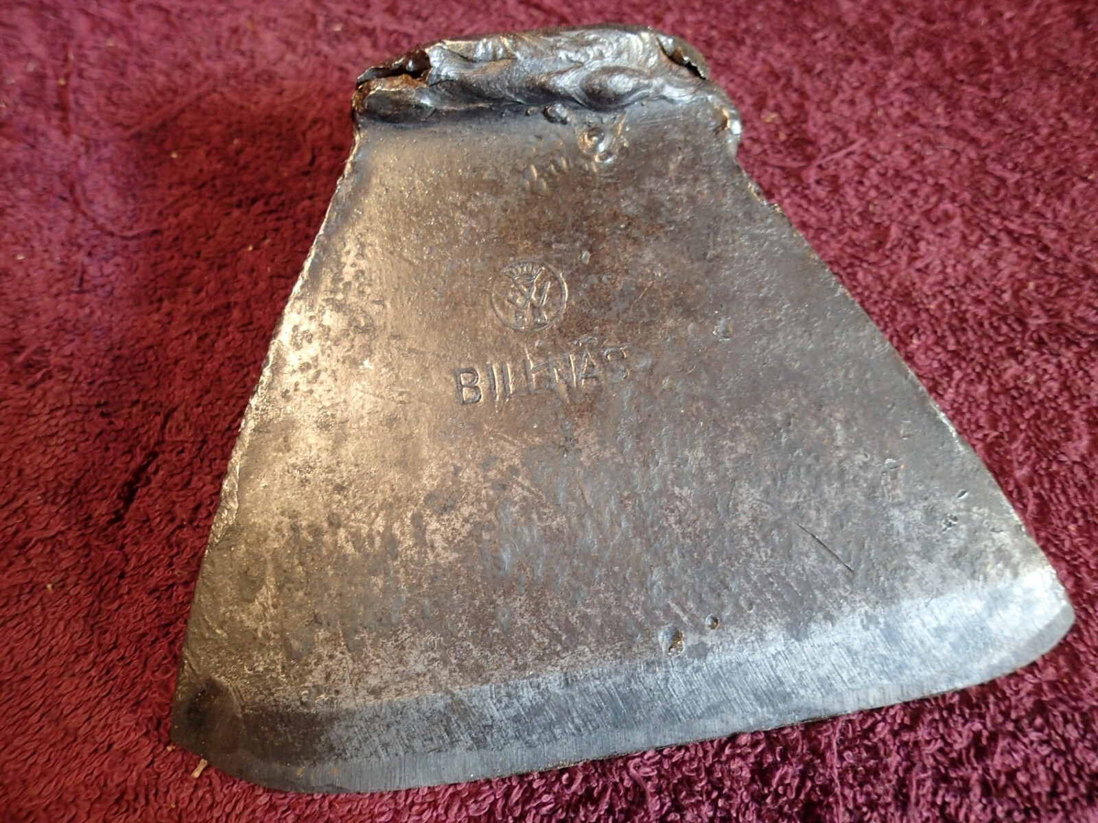 HEAVY 1.319 kg VINTAGE AXE HEAD / WEDGE BILLNÄS BILLNAS FINLAND FINNISH ...